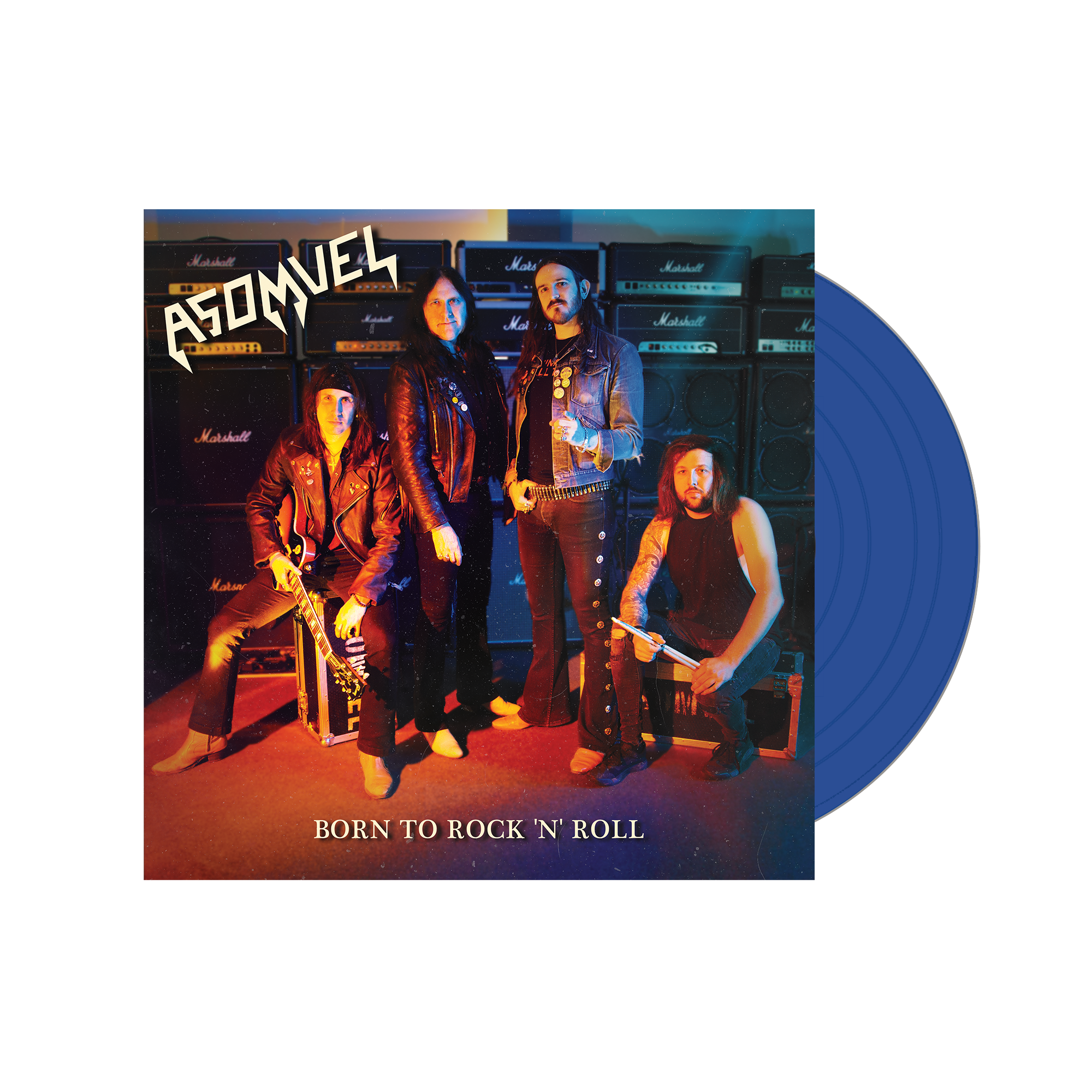 ASOMVEL - Born to Rock 'n' Roll - BLUE VINYL
